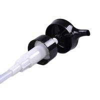 China 28mm Black Round Cosmetic Lotion Pump for Body Wash 2ml Dosage for sale