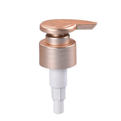 China PP Rose Gold 24/410 Lotion Dispenser Pump 2ml Dosage for Body Wash for sale