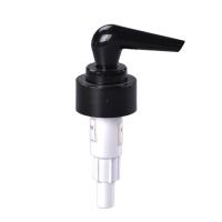 China Black 28mm 2ml/T Lotion Dispenser Pump With Screw Lock for sale