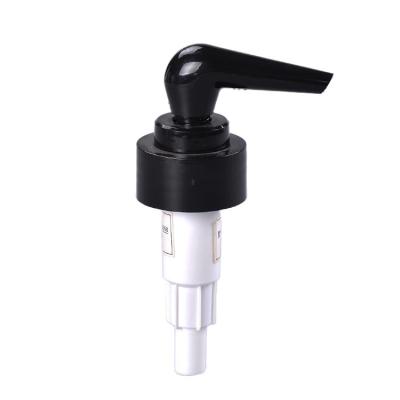 China Black 28mm 2ml/T Lotion Dispenser Pump With Screw Lock for sale