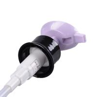 China Purple Leak Proof Lotion Dispenser Pump With Screw Lock for sale