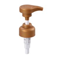 China Brown 2.2ml/T Plastic Liquid Soap Dispenser Pump With Screw Lock for sale