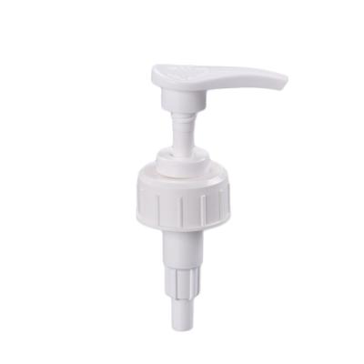 China 38mm PP Hand Sanitizer Pump Dispenser Screw Lock 4cc Output 38/400 for Gallon Bottles for sale