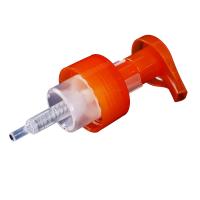 China ISO14001 Orange Twist Lock Foam Pump 0.4ml for Hand Sanitizer Soap Dispenser for sale
