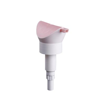 China 33/410 Plastic Dispenser Pump , PP Pink Recyclable Lotion Pumps for sale
