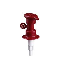China ISO9001 Red Clipped Lock Lotion Dispenser Pump For Personal Care for sale