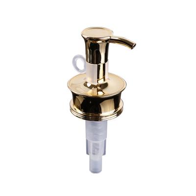China Recyclable 32/410 Golden Lotion Dispenser Pump 4ml PP Plastic BPA Free for sale