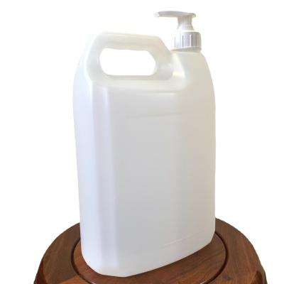 China Refillable 1 Gallon HDPE Plastic Bottle 38/410 Empty Shampoo Container for sale