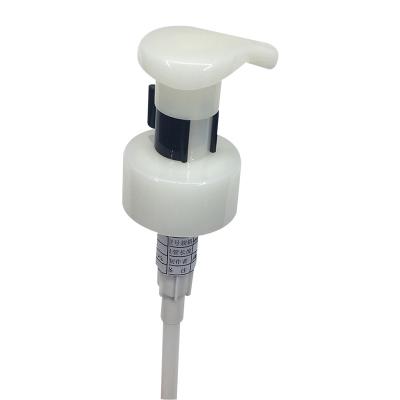 China 32mm White Lotion Pump , Clipper Lock Face Wash Pump for sale