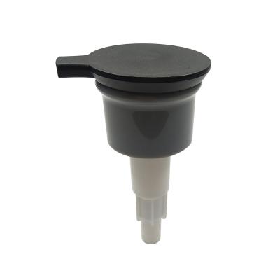 China Smooth Closure Black Dispenser Pump , 33mm Facial Cleanser Pump for sale
