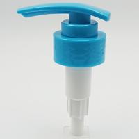 China Leak Proof Blue Plastic Pump Head For Liquid Cosmetic Bottle for sale