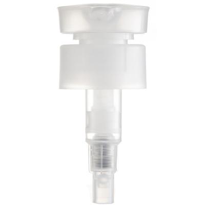 China Transparent Color Portable Plastic Lotion Pump For Shampoo And Bath for sale