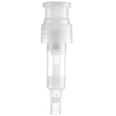 China Smooth Closure Plastic Lotion Pump Transparent Cosmetic Lotion Distributor Pump For Hand Wash for sale