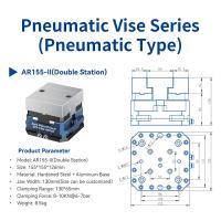 China Dual Station High Precision Multi Axis CNC Pneumatic Vise for Automation for sale