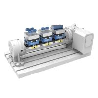 China Dual Station High Precision Multi Axis CNC Pneumatic Vise for Automation for sale
