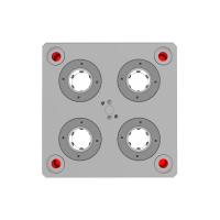 China High Precision Manual Zero Point Plate for 3Axis 4Axis CNC Workholding Fixtur for sale