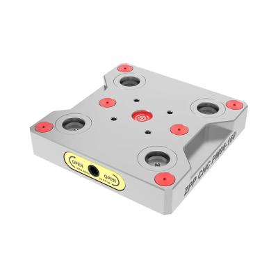China Manual High Precision Fixture for 4 Axis CNC Self Centering Vise Plate for sale