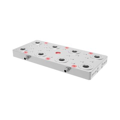 China Automated Dual Station Zero Point Plate with Self Centering Workholding for sale
