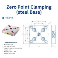 China 52mm Self Centering Vise Compatible Manual Locking CNC Zero Point Plate for sale