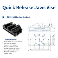 China Dual Station Quick Release Self Centering for 3 Axis Milling Vise for sale