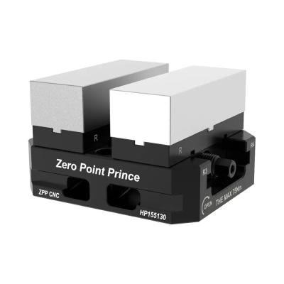 China Zero Point Workholding Vise with Steel Aluminum Interchangeable Jaws for sale
