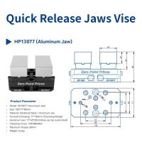 China Machinable Jaw Quick Release Self Centering CNC Milling Vise for sale