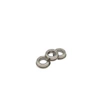 China ABEC-1 Precision Flange Deep Groove Ball Bearing MF104ZZ 4x10x4 mm with 11.2mm Flange Width for sale