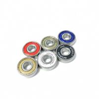 China High Precision 608ZZ Skateboard Bearing 8x22x7mm ABEC-5 Miniature Deep Groove Ball Bearing for sale