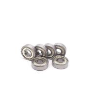 China Miniature Ball Bearing 607 ZZ 2RS Chrome Steel 7x19x6mm ABEC-5 2240N Dynamic Load for sale