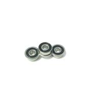 China ABEC3 High Precision Inch Flange Ball Bearing FR3 2RS 4.763mm ID 12.7mm OD with 1300N Load Capacity for sale