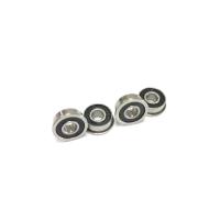 China ABEC3 High Precision Inch Flange Ball Bearing FR3 2RS 4.763mm ID 12.7mm OD with 1300N Load Capacity for sale