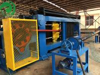 China PVC Coated Gabion Mesh Machine 0.4 - 0.6mm Grey Color for sale