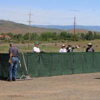 China Military Welded Gabion Basket Mesh Explosion Proof Sand Cage for sale
