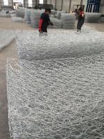 China Silver Galvanized Steel Wire Gabion Box 1m - 2m Width for sale