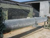 China PVC Coated Gabion Basket Mesh With 2.2mm - 3.4mm Lacing Wire for sale