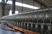 China Automatic Hexagonal Gabion Wire Mesh Machine 2.5m 3m 4.3m Length 100*120mm Hole Size for sale