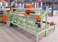 China 9.0KW Wire Mesh Weaving Machine , 100mm Diamond Mesh Fencing Machine for sale