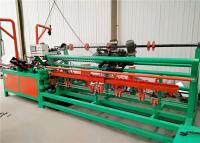 China 9.0KW Wire Mesh Weaving Machine , 100mm Diamond Mesh Fencing Machine for sale