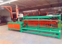 China PLC Control Chain Link Fence Machine 80mm 100mm Double Wire Twist Strand for sale