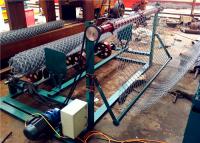 China High Speed Metal Chain Link Fence Machine 1.8mm 4.0mm 9.0KW Two Feeding Wires for sale