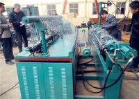 China High Speed Metal Chain Link Fence Machine 1.8mm 4.0mm 9.0KW Two Feeding Wires for sale