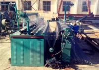 China High Speed Metal Chain Link Fence Machine 1.8mm 4.0mm 9.0KW Two Feeding Wires for sale