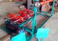 China High Speed Metal Chain Link Fence Machine 1.8mm 4.0mm 9.0KW Two Feeding Wires for sale