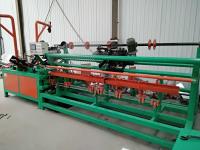 China Large Capacity Automatic Chain Link Fence Machine 2.8T Servo Motor Driver Control for sale