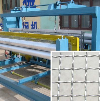 China Hydraulic Crimped Wire Mesh Weaving Machine For Big Wire Diameter for sale