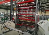 China Hot Fixed Knot Field Fence Machine , 1.6mm 3.5mm Deer Fence Machine for sale