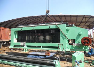 China Low noice Steel Wire gabion Mesh  Machine , Gabion Box Machine Longlife for sale