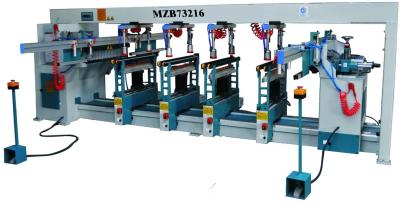 China Woodworking 6 Row Multi-head Boring Machine Automatic Feeding for sale
