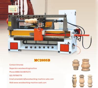 China MC2035B semi-automatic big diameter cnc wood lathe machine for sale