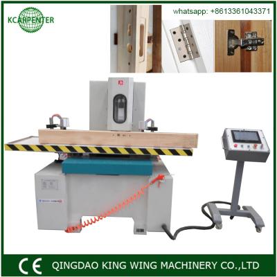 China wood door making machine hinge key lock hole mortiser cnc mortiser for sale